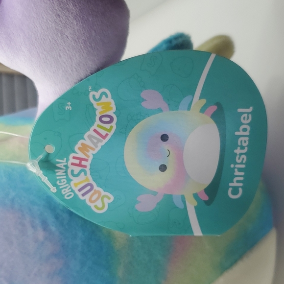 Kellytoy | Toys | Bnwt Christabel The Tie Dye Crab Squishmallows 7 ...